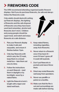 Stay safe on Bonfire Night and get to know the Fireworks Code - Forres ...